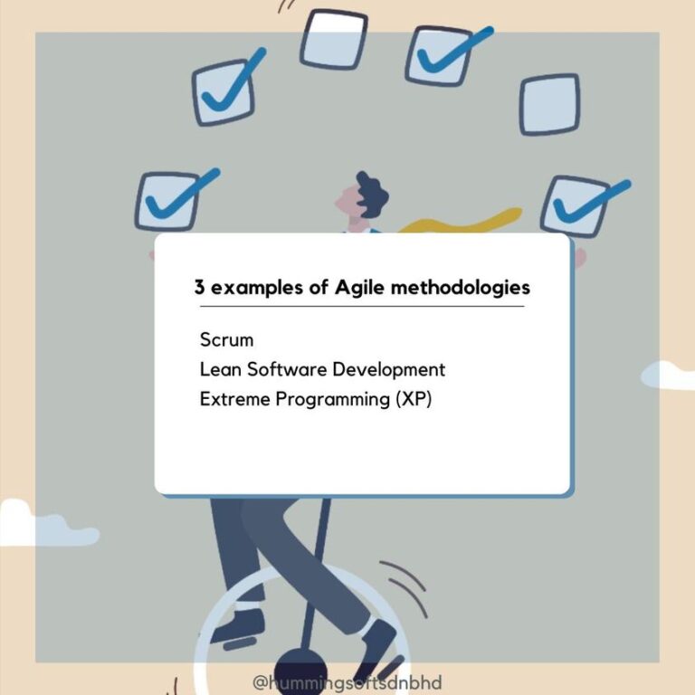 3 Examples of Agile Methodologies – Hummingsoft Sdn. Bhd.